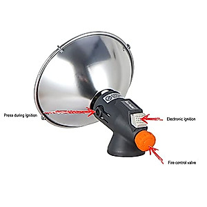 Portable Camping Heater,MoreChioce Patio Tent Propane Heater Mini Patio Heaters Camping Gas Heater for Winter Outdoor Backpacking Picnic