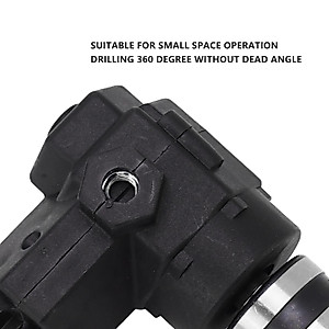 Right Angle Bend Extension 90 Degree Professional Cordless Drill Attachment,Right Angle Drill Attachment Right Angle Drill Adapter Attachment for Tight Corner space