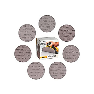 Mirka 9A-241-AP Abranet 6" Sanding Disc Assortment, 35 pack