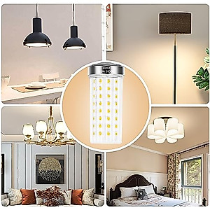 Intpro LED Corn Light Bulb LED Bulb 150W Equivalent 1500 Lumen 3000K Warm Light 12W E26/E27 Base Non-dimmable Ceiling Fan Corn Lighting for Home Garage Warehouse Indoor LED Corn Bulbs