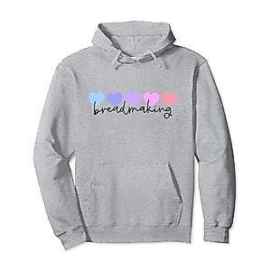 Breadmaking or Breadmaker Lover Heart Women Girls or Mom Pullover Hoodie