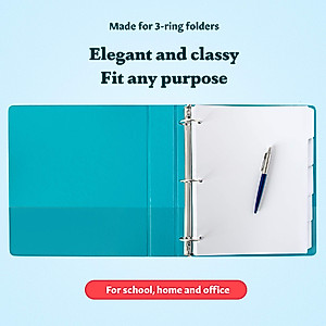 3 Ring Binder Dividers with Tabs - (20 Sets) x 5 Tab Dividers for 3 Ring Binders - White - Binder Dividers with Tabs - Dividers for 3 Ring Binder - Tab Dividers - Binder Tabs // Paper Plan
