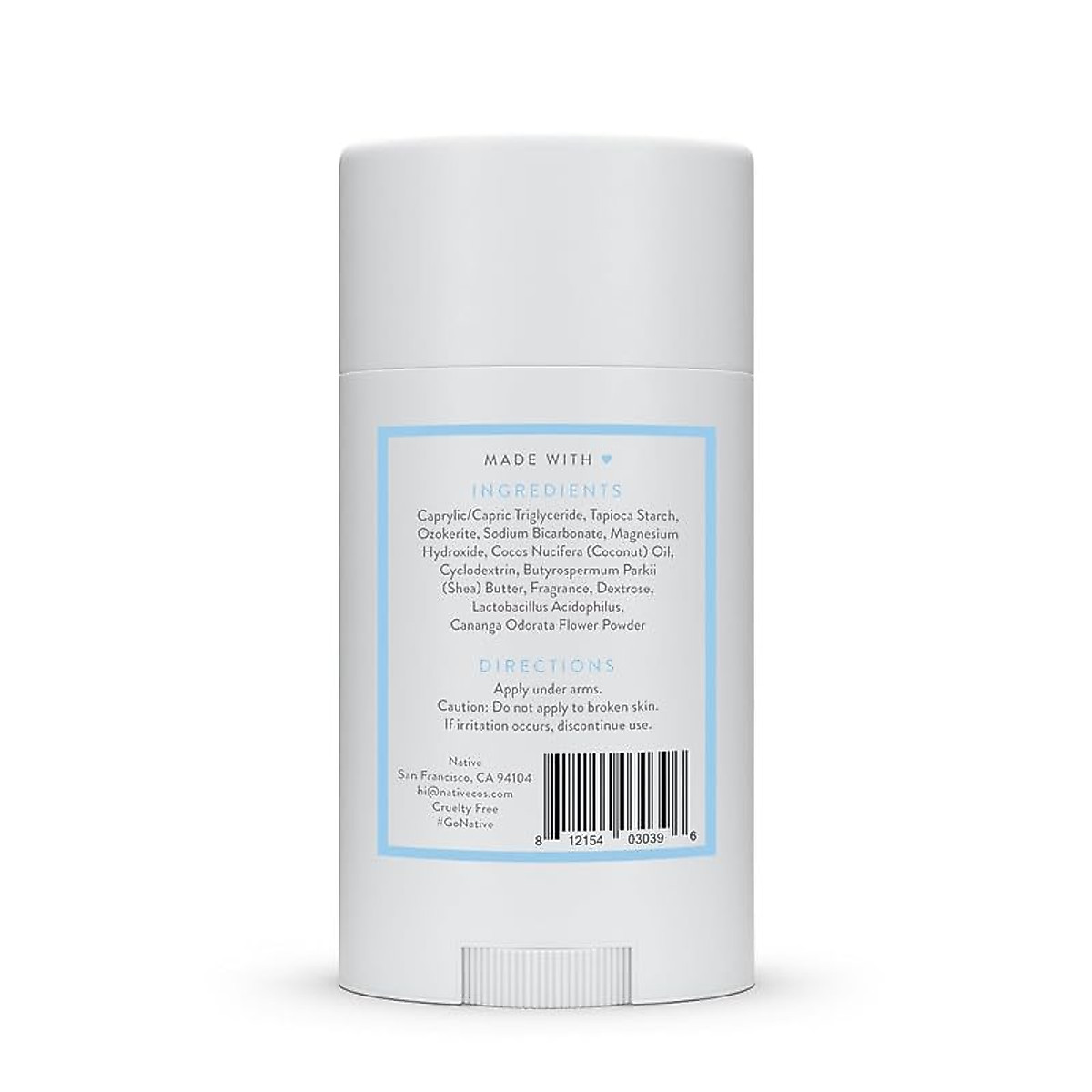 Native Deodorant Contains Naturally Derived Ingredients, 72 Hour Odor Control | Deodorant for Women and Men, Aluminum Free with Baking Soda, Coconut Oil and Shea Butter | Powder & Cotton