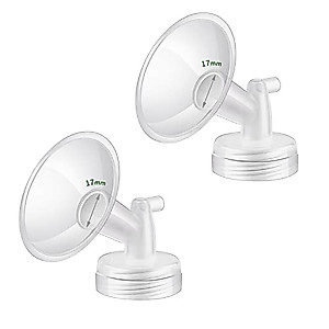 Begical 17mm Flange Compatible with Spectra/Motif Luna/Amada MYA Breastpumps Replacement to Pump Parts and Flanges/Shields. Compatible with Spectra S1S2 9 Plus Parts and Spectra Accessories