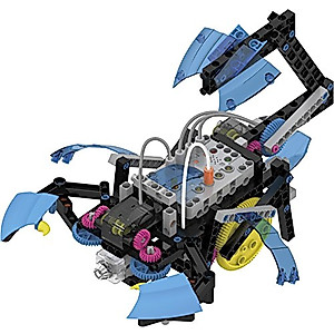 Thames & Kosmos Robotics Workshop Model Building & Science Experiment Kit | Build & Program 10 Robots with Ultrasonic Sensors | Program & Control with App for iOS & Android