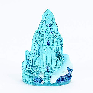 Disney Frozen Ice Castle Resin Ornament Blue 2.5 in Mini - PDS-030172090103