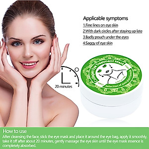 DELISOUL Collagen Under Eye Patches,Seaweed Eye Mask,Under Eye Pad For Dark Circles And Puffiness,Eye Gel Treatment Masks for Puffy Eyes,Under Eye Bags,Anti Wrinkle,Improve and Firm Eye Skin