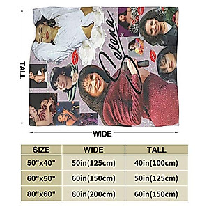 Uilove Selena Quintanilla Fleece Blanket Soft Cozy Throw Blanket Flannel Blankets for Couch Bed Living Room 50X40 Inch