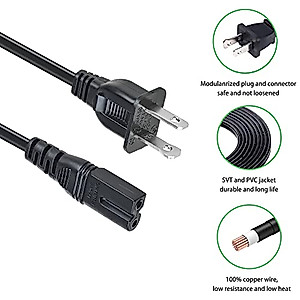 Aprelco 5ft AC Power Cord Cable Plug Compatible with Bose SoundTouch Sound Touch 20 Digital Media Streamer 355589-1200