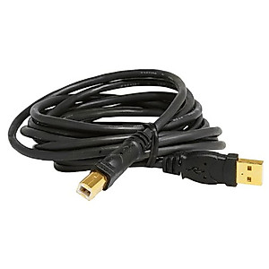 Mediabridge™ USB 2.0 - A Male to B Male Cable (10 Feet) - High-Speed with Gold-Plated Connectors - Black - (Part# 30-001-10B)