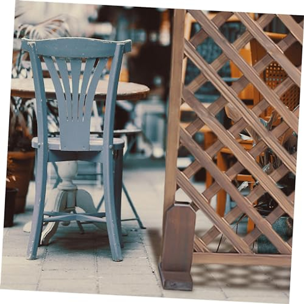 MERRYHAPY Solid Wood Screen Base Fences Wear-Resistant Divider Bracket Home Divider Stand Room Partition Support Bases Patio Fence Base Household Divider Stand Thickened Divider Stand Wooden