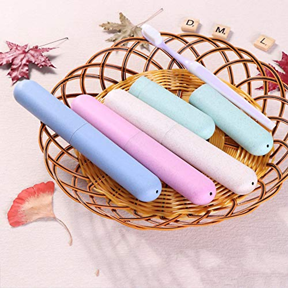loinhgeo Portable Outdoor Travel Dustproof Toothbrush Protector Case Cover Storage Box Container Pink