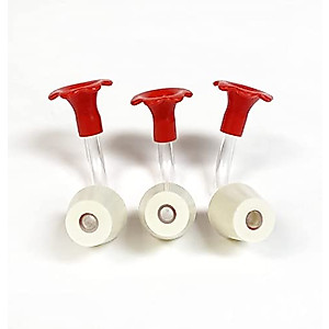 National Artcraft® RED Floral-Style Hummingbird Feeder Tubes - Make Your Own Hummingbird Feeder (Pkg/3)