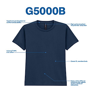 Gildan Youth Heavy Cotton T-Shirt, Style G5000B, 2-Pack, Irish Green, X-Small