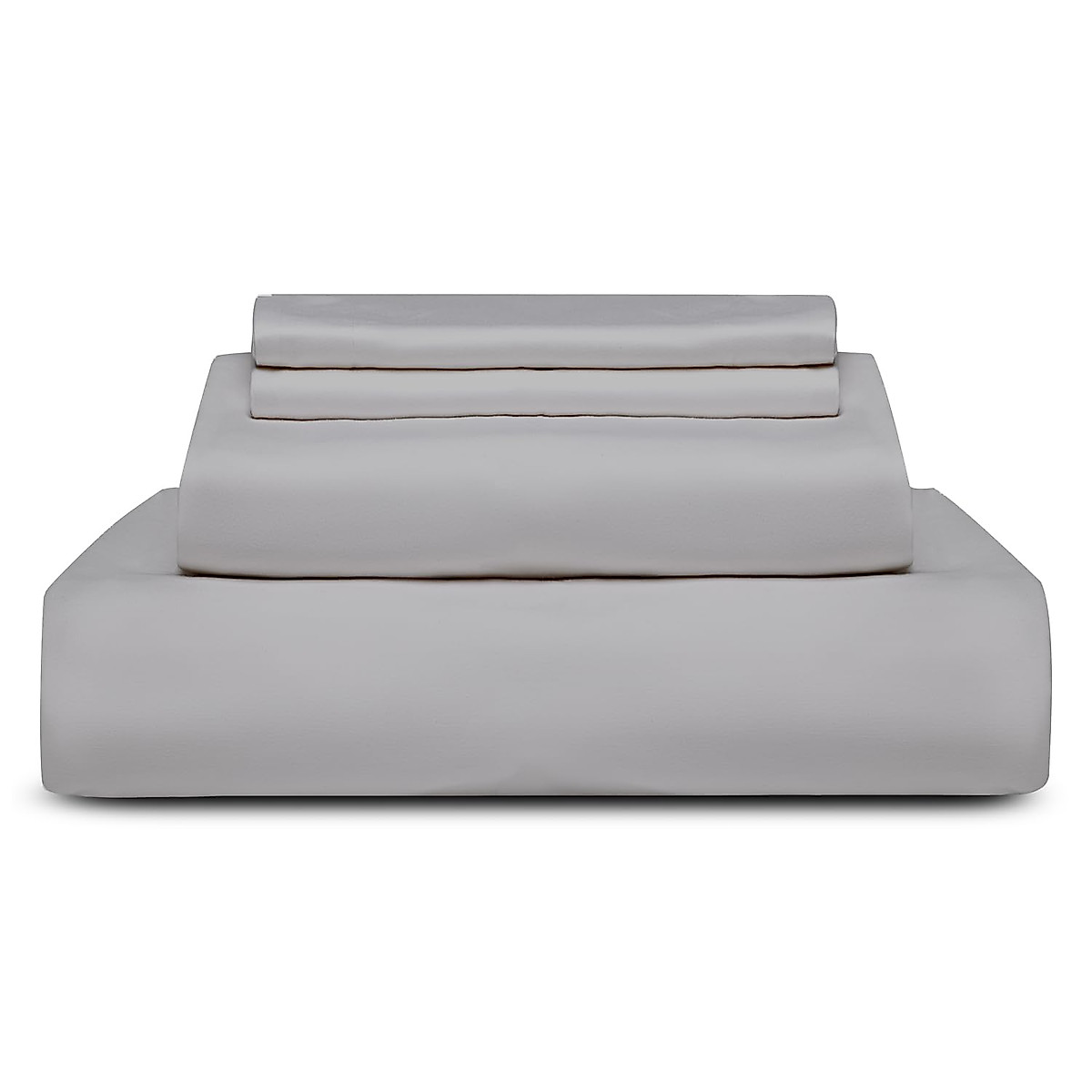 Infinitee Xclusives Premium Grey Queen Sheets Set - 4 Piece Bed Sheets - Soft Brushed Microfiber Fabric - 16 Inches Deep Pockets Sheets Wrinkle Free & Fade Resistant
