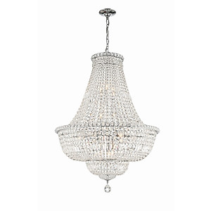 Crystorama Roslyn 15 Light Polished Chrome Chandelier