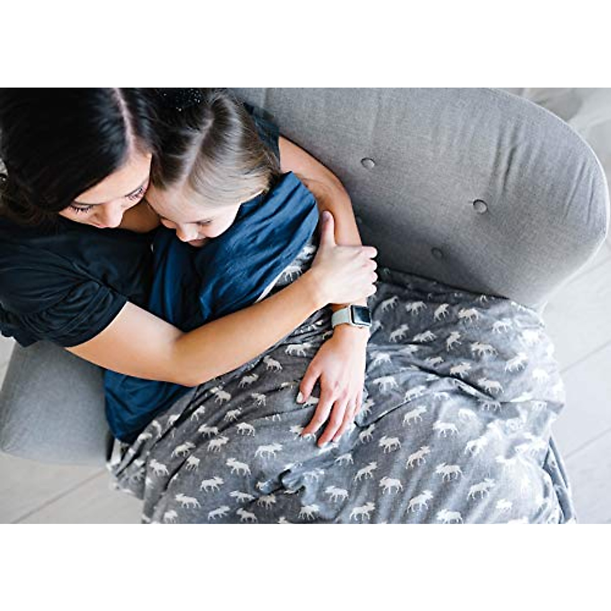 Jumbo Premium Knit 3 Layer Stretchy Throw Blanket"Scout" by Copper Pearl