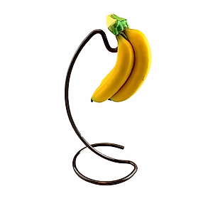 Dependable Industries inc. Essentials Banana Tree Holders Ripen Fruit Evenly Prevents Bruising & Spoiling (copper finish)