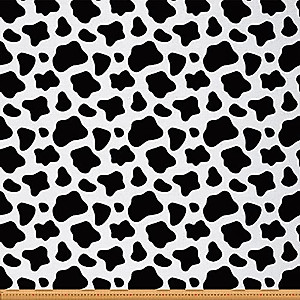 Cow Print Fabric by The Yard,Farmhouse Animal Skin Fabric for Upholstery and Home DIY Projects,Classic Milk Cow Decor Black and White Fabric,1 Yard