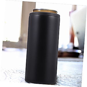 SHOWERORO 1pc Vacuum Insulation Tank Beer Chiller Bucket Insulated Can Cooler Beer Cooling Bucket Beverage Cooler Beer Bottle Can Cooler Travel Cup Stainless Steel Soft Drink Child Fashion