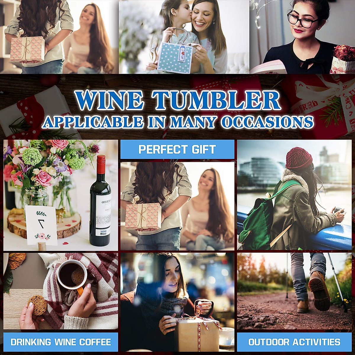 Fufendio Gifts for Best Friends Women - Best Birthday Gifts for Women, Female - Best Friend Christmas Gifts, Friendship Gifts - Insulated Coffee Mug Tumbler Cup