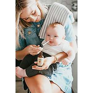 CHILDLIFE ESSENTIALS Organic Gripe Water for Babies - Gripe Water Newborn, Gas Drops for Newborns, Baby Drops for Gas & Colic Relief, Infant Gas Relief with Ginger, Fennel, Dill - 2 Fl Oz (Pack of 1)