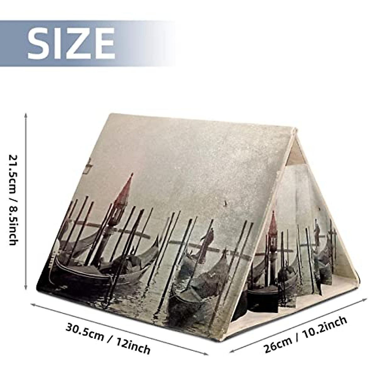 RATGDN Small Pet Hideout Boats Venice Italy Gondola Lagoon Hamster House Guinea Pig Playhouse for Dwarf Rabbits Hedgehogs Chinchillas