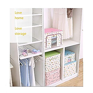 66L Foldable Storage Box, Large Capacity Cothing Storage Box with Steel Frame Support, Quilt Storage Bag, Stackable Container Clothing Storage Box with Transparent Window and Carry Handles