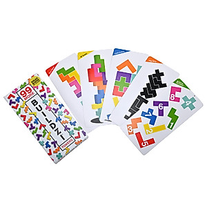 TENZI 99 More BUILDZI Towers Includes 5 New Tower Styles for The Fast Stacking Game for The Whole Family - 2 to 4 Players - 5 Fun Party Games Including The BUILDZI Challenge