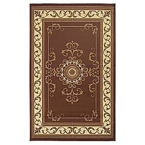 Superior Kensington Area Rug, 3' x 5', Toffee