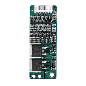 4 Pcs MELIFE 5S 15A Charger PCB BMS Protection Board for 18650 Lithium Battery Cell Battery Charger Lipo 18V 21V with 6-core Wire