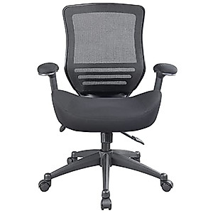 BOLISS Office Chair Ergonomic Desk Chair Mesh Computer Chair Height Adjusting Arm Waist Support Function - Black