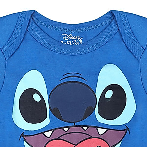Disney Lilo & Stitch Boys Short Sleeve Bodysuit and Pants Set for Newborn and Infant