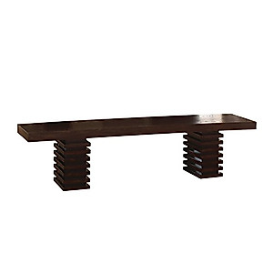 Steve Silver Company Briana Bench, 72" W x 15" D x 18" H, Brown