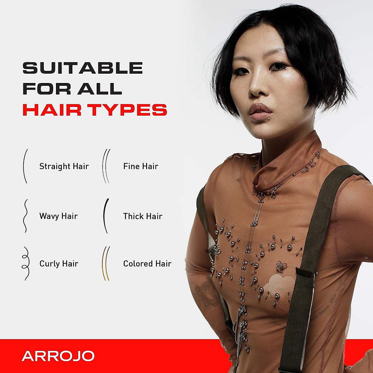 ARROJO ReFINISH Volumizing Dry Shampoo for Women & Men - Revitalizing Large Dry Shampoo Spray w/Invisible Finish â€“ Women & Mens Dry Shampoo for All Hair Types , 8.5 Fl Oz (Pack of 1)