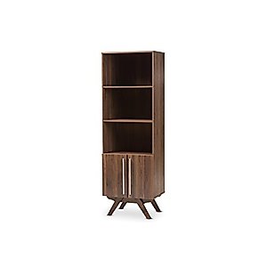 Baxton Studio Ashanti Wood Bookcase