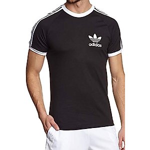 adidas Men’s Cotton Sports Originals T-Shirt S Black (Black, Small)