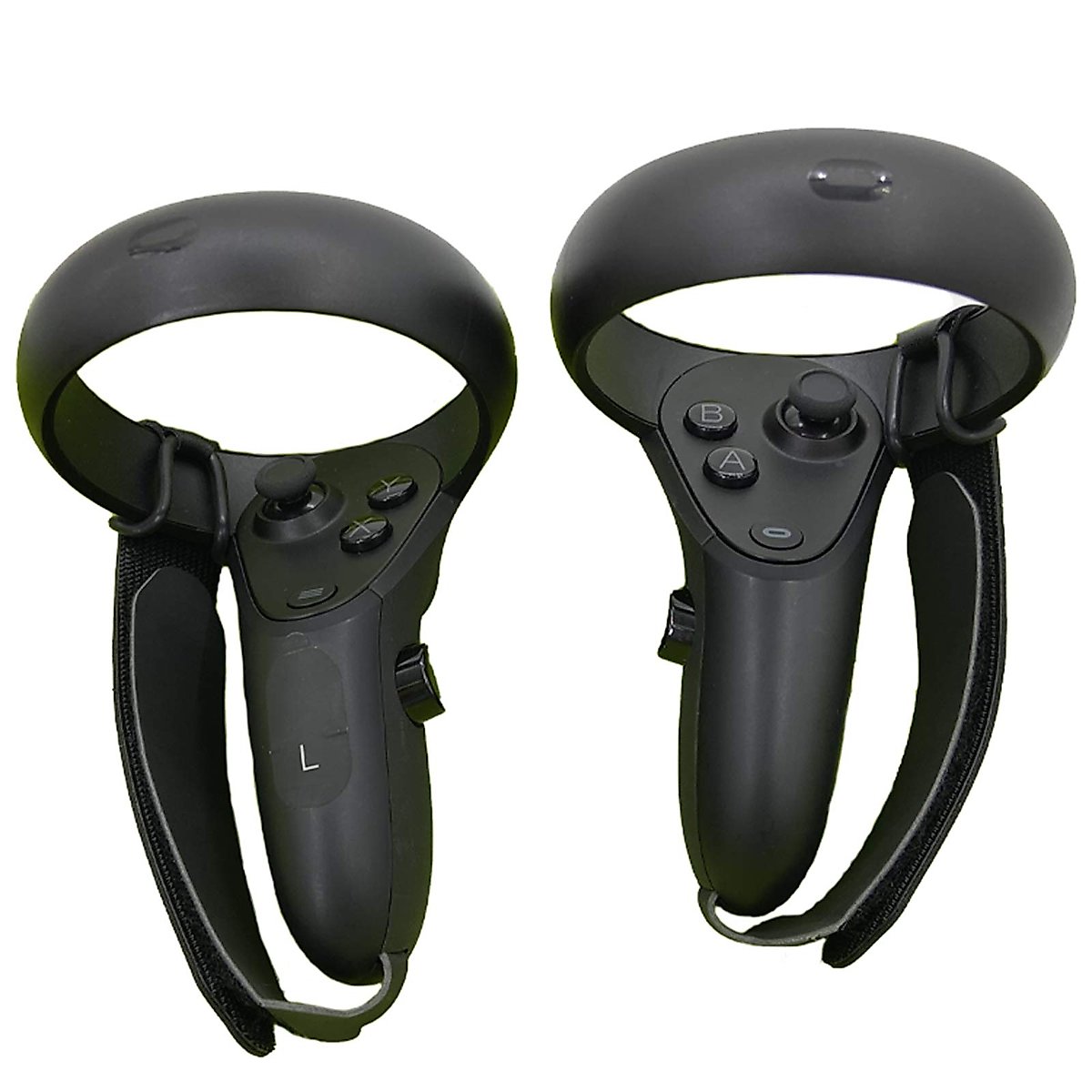 VR Controller Adjustable Knuckle Straps for Oculus Quest/ Oculus Rift S Touch Handle Microfiber Cloth Grips (1 Pair)