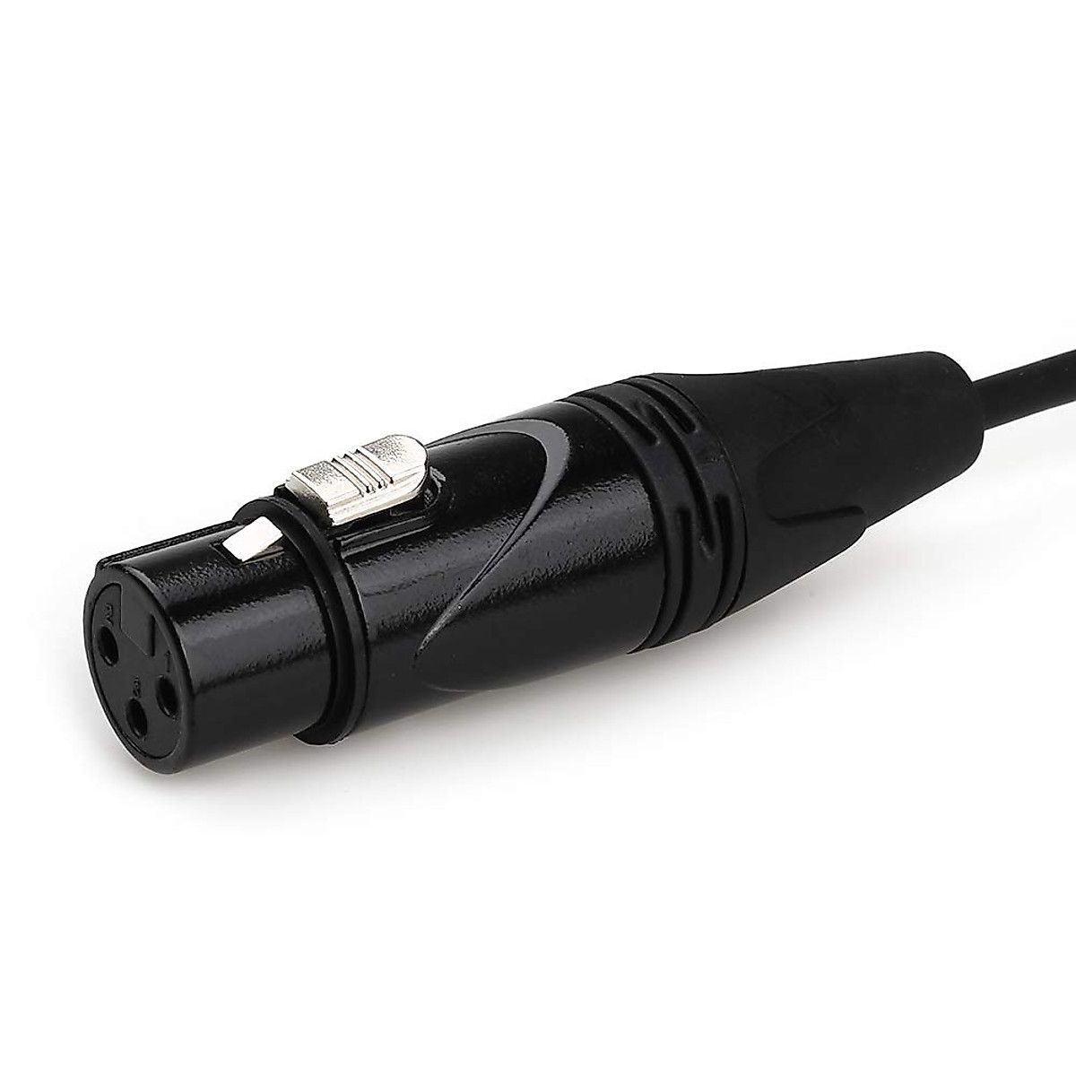 MIATIN Mini-XLR Male to XLR Female Microphone Patch Cable Mini XLR 3 Pin Pro Lapel Audio Replacement Cable 5.9Feet/1.8Meters