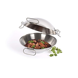 Artame ART32802 Cataplana Stainless Steel Silver 24 x 24 x 14.5 cm