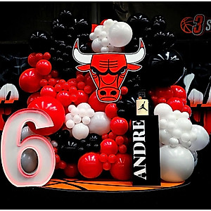 KALOR Red Balloons,100 Pcs 5 Inch Mini Matte Latex Balloons for Balloon Garland Arch, Birthday Decoration, Wedding Party, Baby Shower Decorations