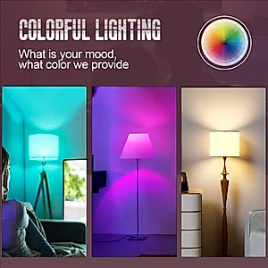 Ailofy LED Smart Light Bulbs, 16M Color Changing Dimmable, Works with Alexa & Google Assistant, RGBCW Colored Bulb, Bluetooth WiFi Light Bulbs, A19 E26, 9W 800LM, 1800K-6500K Tunable White, 2 Pack