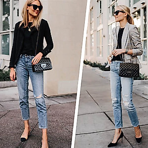 MIKOWEN Women's CrossBody Phone Bags,PU Leather Purse Handbags Mini Cell Phone Shoulder Bag with Card Slots and Shoulder Strap (Black-Large)