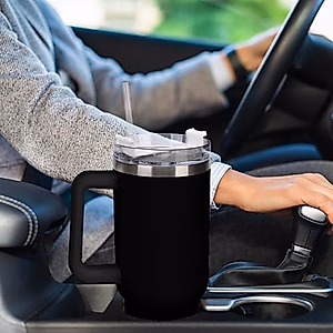 Tap Snap Or Nap Brazilian Jiu Jitsu 40OZ Tumbler Stainless Steel Travel Mug Water Bottle Car Cup Tea Cups with Lid Black-style