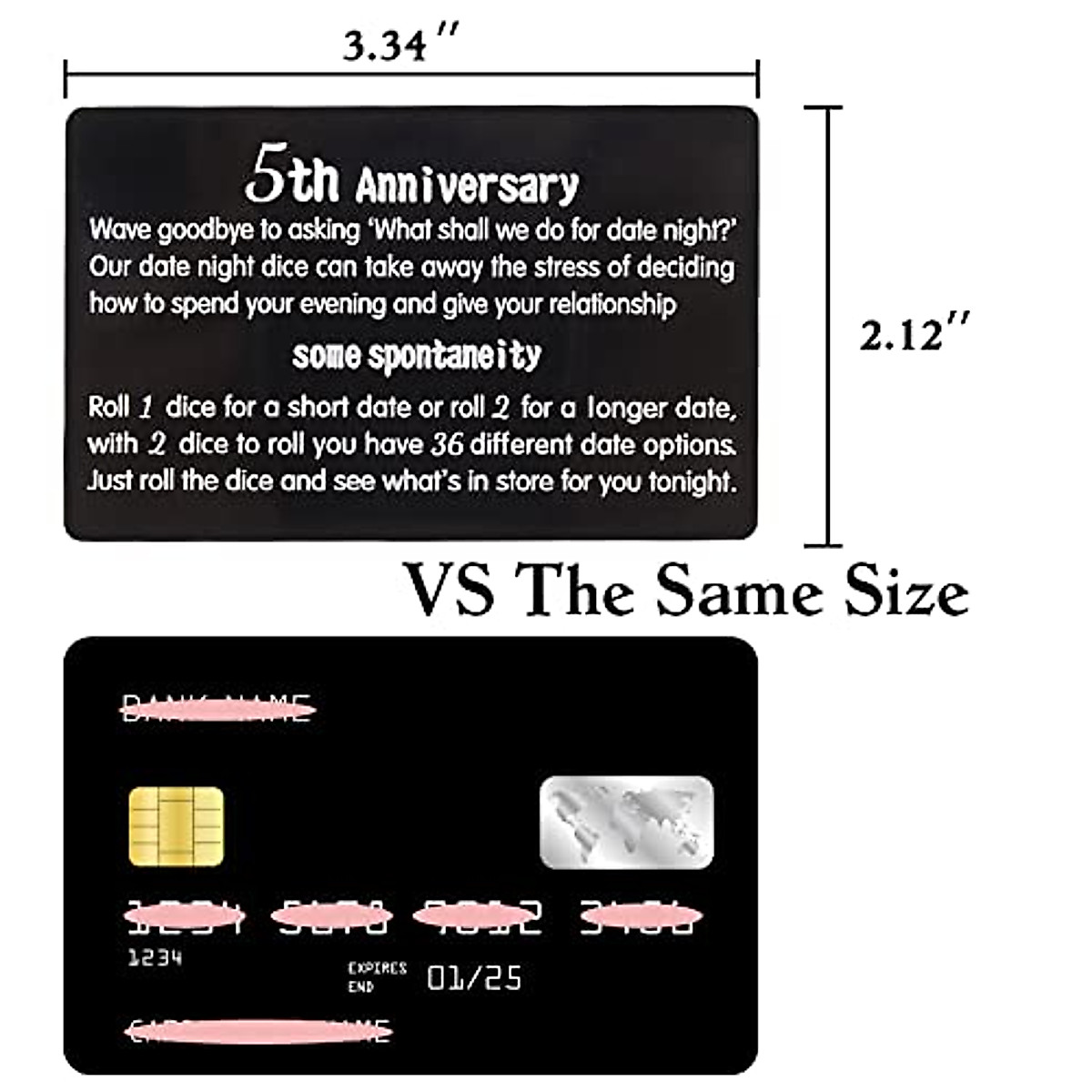 5th Anniversary Dice,5th Wedding Anniversary Dice for Couples,5 Years Anniversary Date Night Dice Gift,5 Years Anniversary for Her,5th Anniversary for Husband,5th Anniversary