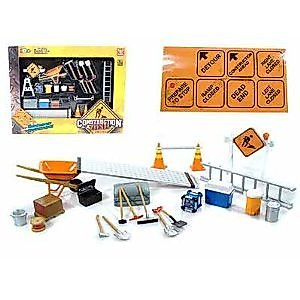 Construction Accessory Set for 1/24 Scale Cars (Boxed)