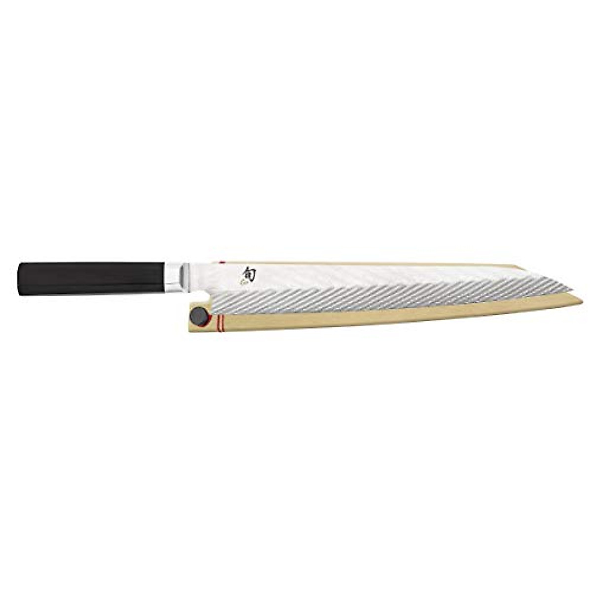 Shun Cutlery Dual Core Yanagiba Knife, 10.5", Traditional Design, Glides Through Cuts of Fish with Ease, Handcrafted Japanese Kitchen Knife