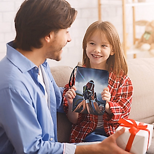 Football Card Binder with Sleeves, Football Card Holder, Sports Cards Storage Organizer for Collector, with Waterproof Surface and Strap (Hold Up to 400 Cards)