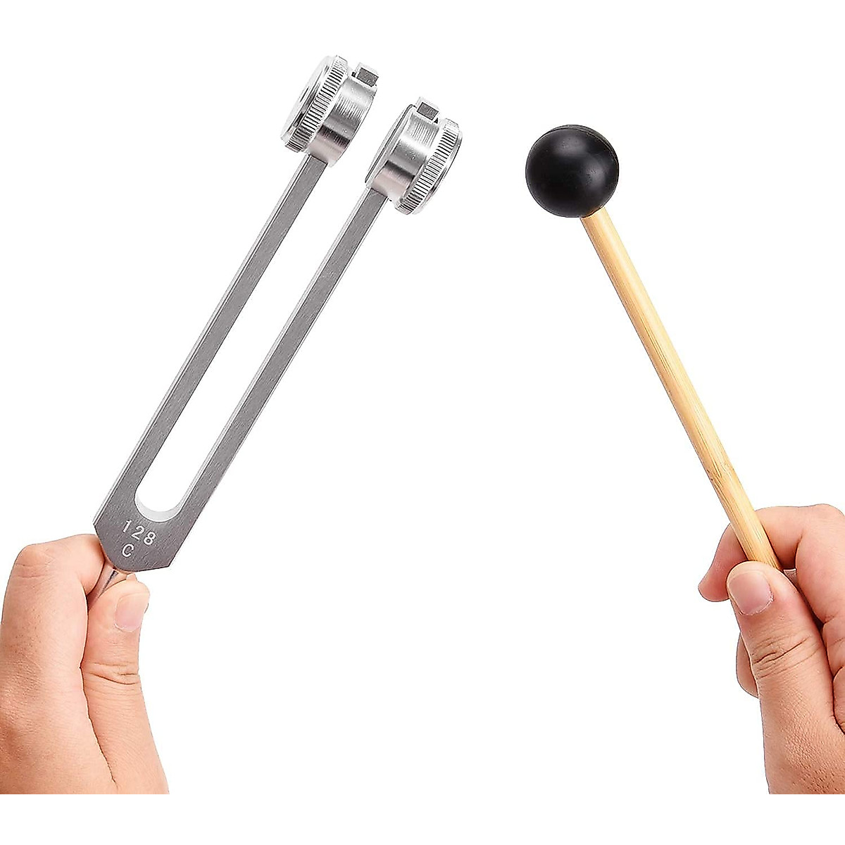 128 hz Tuning Fork Medical Weighted Biosonics Tuning Forks for Healing 128 hertz Diapason Medical Tuning Fork C128 F Sharp Tuning Fork 128HZ