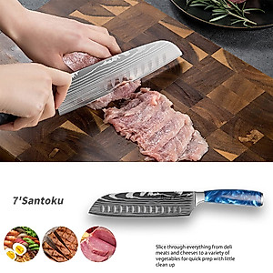 Hong Won Knife Set,3.5-8 Inch Set Boxed Knives,Premium German Stainless Steel Kitchen Knife,5 Pieces Knife Set